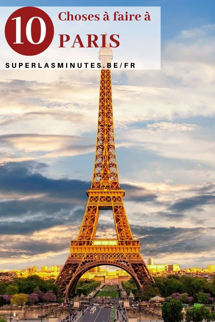 Top 10 des activités incontournables à Paris | Super Last Minutes